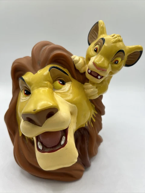 DISNEY THE LION King Simba & Mufasa Money Box Vintage £13.50 - PicClick UK