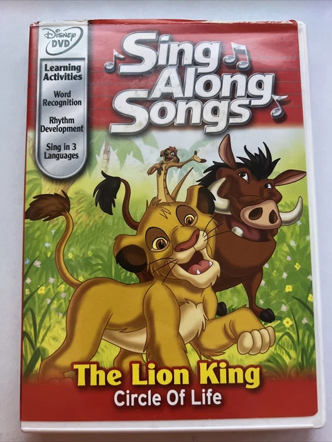 DISNEY - SING Along Songs, The Lion King, Circle of Life DVD £6.56 ...