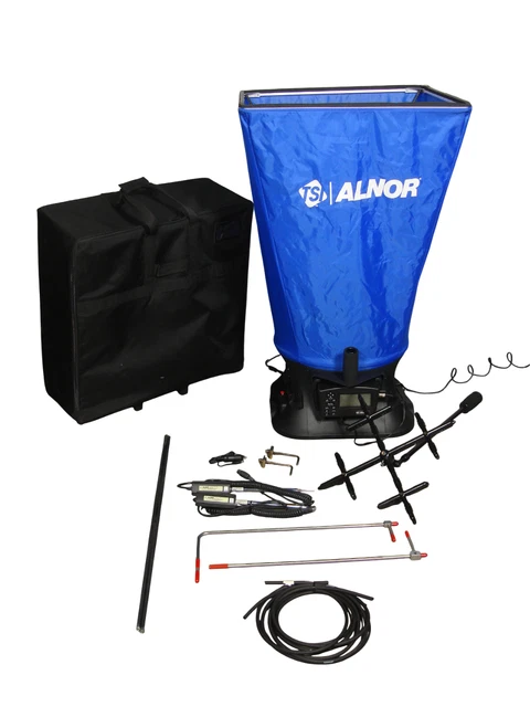 TSI ALNOR BALOMETER Air Flow Capture Hood EBT721 w/ Accessories Probes ...