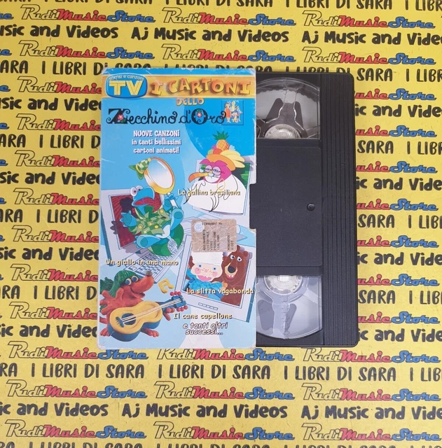 VHS CARTONATA I NUOVI CARTONI DELLO ZECCHINO D'ORO TV SORRISI E CANZONI (F37) EUR 34,99 ...