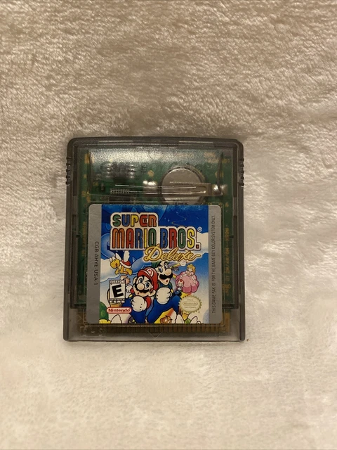 SUPER MARIO BROS. Deluxe GBC GB (Nintendo GameBoy Color, 1999) Game ...