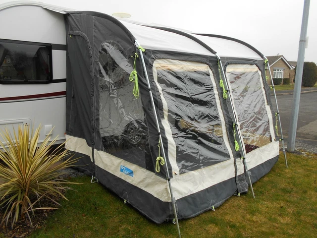 KAMPA RALLY PRO 260, Poled, Caravan Porch Awning £83.00 - PicClick UK