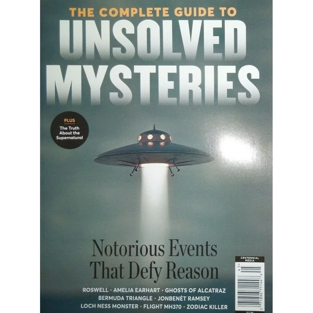 UNSOLVED MYSTERIES TUPAC JONBENET RAMSEY bermuda triangle ZODIAC KILLER ...