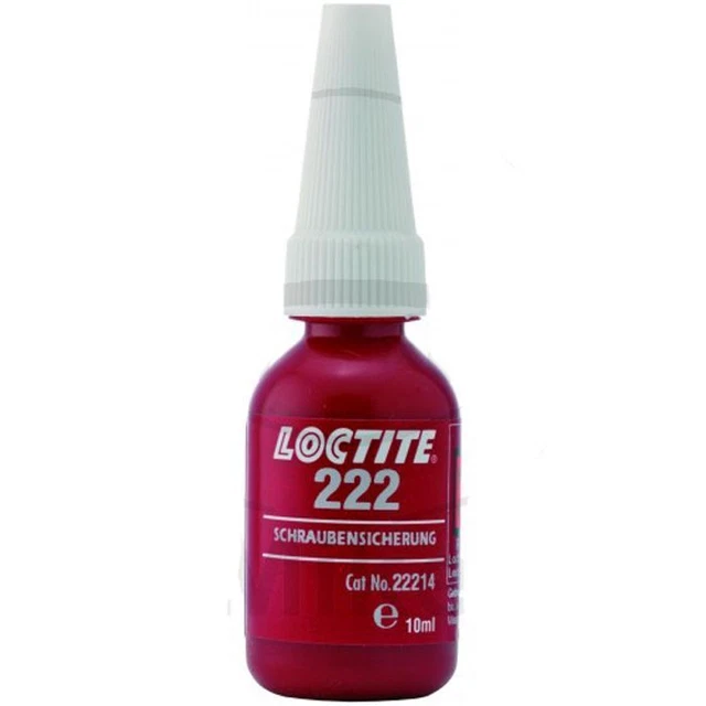 LOCTITE THREADLOCKER LOCTITE 222 Low Strength 10ml Bottle £20.17 ...