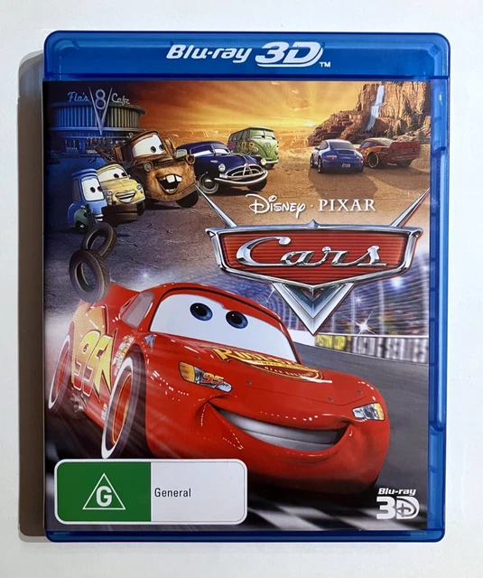 CARS - 2006 Disney Pixar Animation Family Movie - RARE Oz 3D Blu-Ray ...
