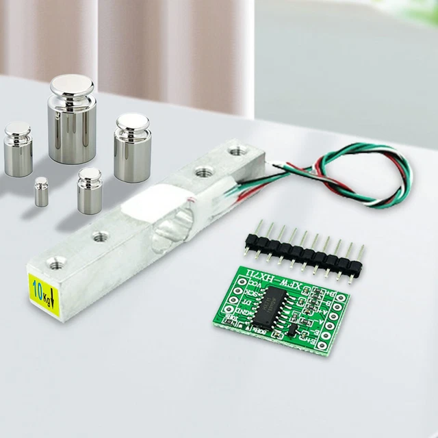 HX711 WEIGHT SENSOR Module 10kg Load Cell for Microcontrollers (HX711 ...