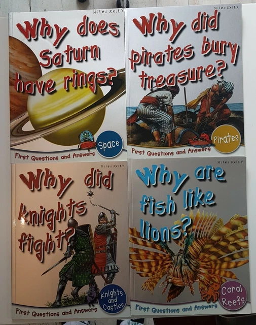 WHY DOES/ARE/DID? FIRST Questions & Answers Bundle of 4 Books by Miles ...