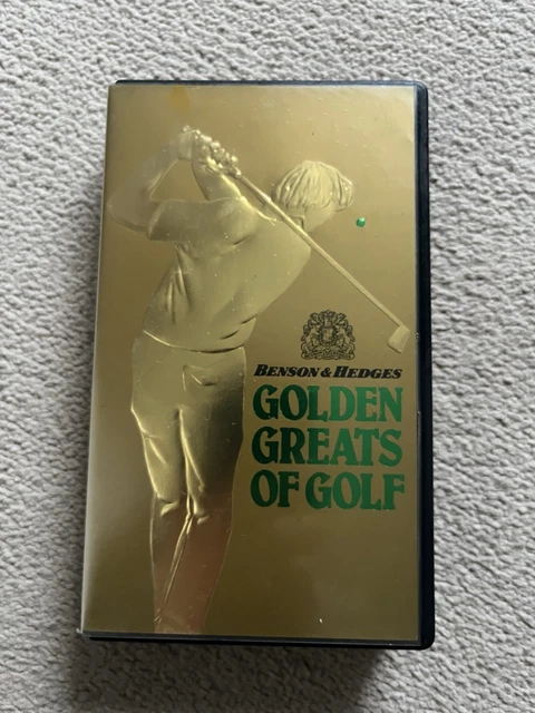 VINTAGE RETRO BENSON & Hedges Golden Greats of Golf 1985 – VHS Tape £5. ...