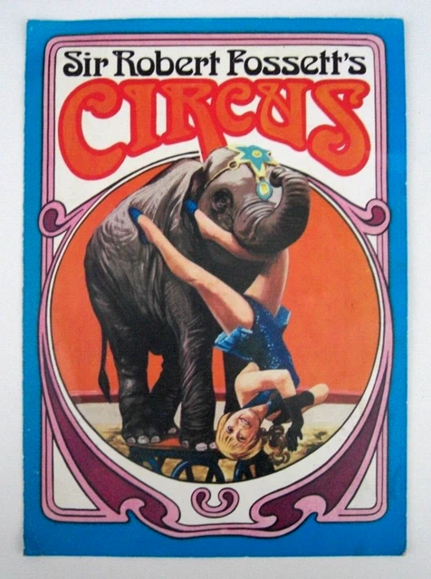 ORIGINAL VINTAGE SIR Robert Fossetts Circus Programme 1979 £11.09 ...
