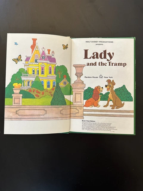 VINTAGE WALT DISNEY Childrens Book Lady and The Tramp 1981 £3.99 ...