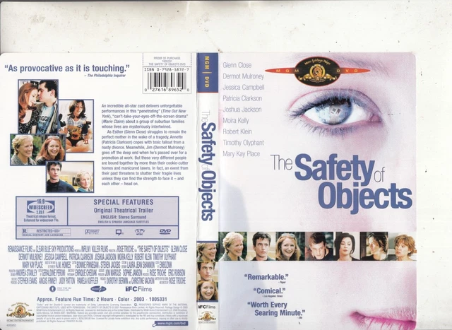 THE SAFETY OF Objeccts-2003-[Glenn Close]-IFC Films-Movie IFCF-DVD £15. ...