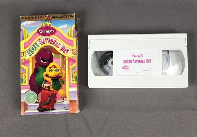 BARNEY & FRIENDS VHS Video Tape Sense-Sational Day Classic Collection ...