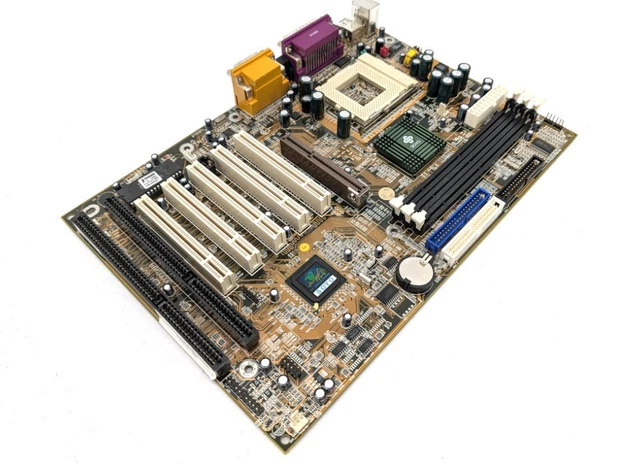 UNTESTED SOYO SY-7VBA133 Motherboard Socket 370 Rare Motherboard ...