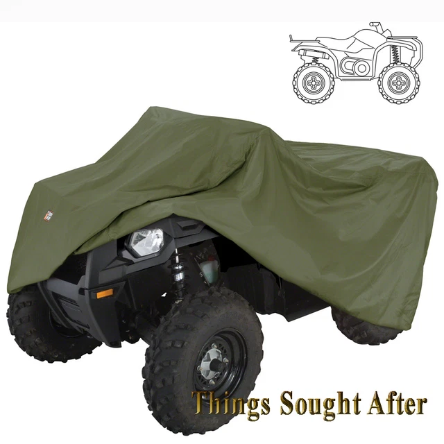 OLIVE GREEN ATV STORAGE COVER for XL 4-Wheeler Quad Sport Utility Dust ...