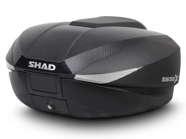 SHAD 58L EXPANDABLE Top Box Carbon and Fitting Kit Benelli TRK 502 X ...
