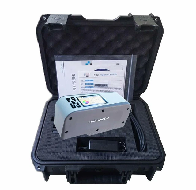 COLORIMETER COLOR ANALYZER Meter 8mm Caliber Color Difference Tester ...