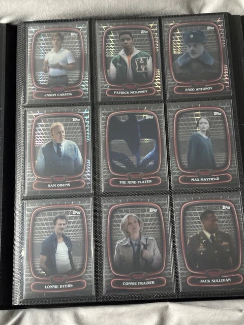 2025 TOPPS HIGH Tek Stranger Things Complete Set 1-50 Static Age And ...