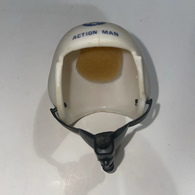 VINTAGE ACTION MAN scramble pilot helmet mask Palitoy £13.95 - PicClick UK
