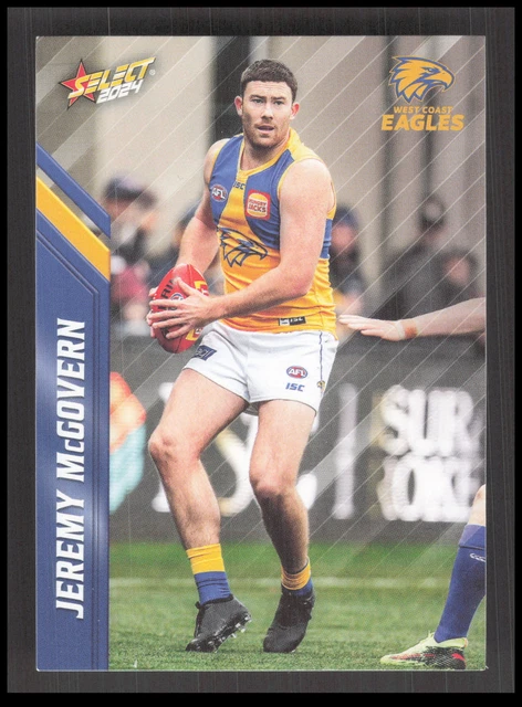 AFL 2024 SELECT West Coast Eagles Jeremy McGovern 167 Card CB-1-9-A-11 ...