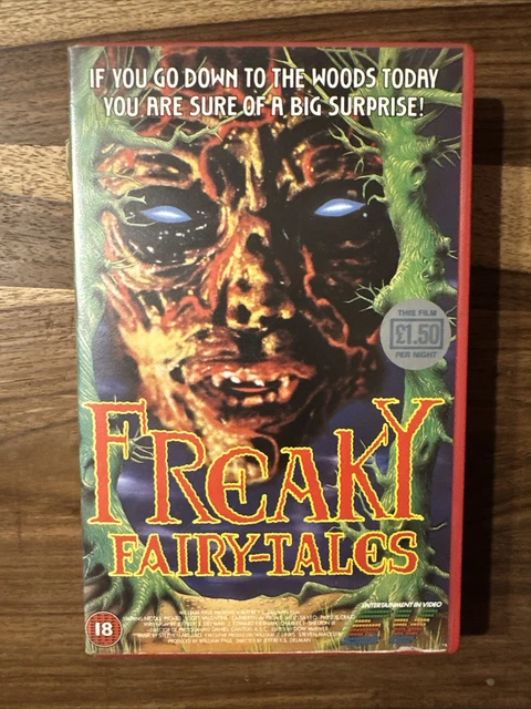 FREAKY FAIRY-TALES VHS Ex Rental Big Box Horror £5.00 - PicClick UK