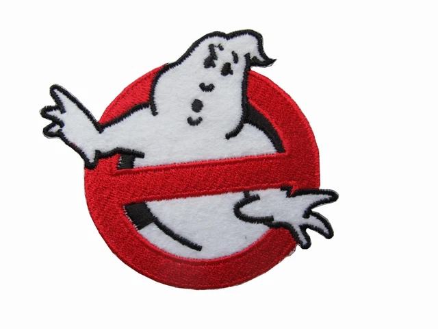 #6108 GHOSTBUSTERS NO-GHOST Sign Movie Logo Embroidery Applique patch £ ...