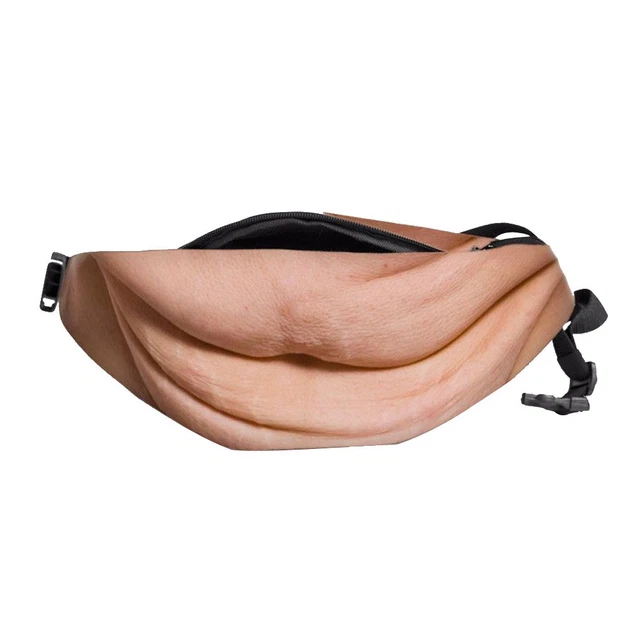 FUNNY BELLY DESIGN Waist Pack For Women And Men Canvas PU Bag $53.23 ...
