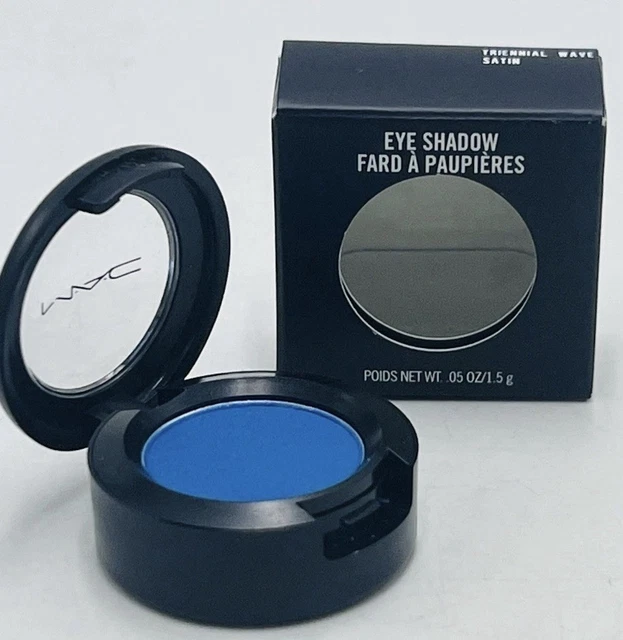 MAC TRIENNIAL WAVE SATIN Eye Shadow Full Size 1.5g New Boxes Blue £14. ...