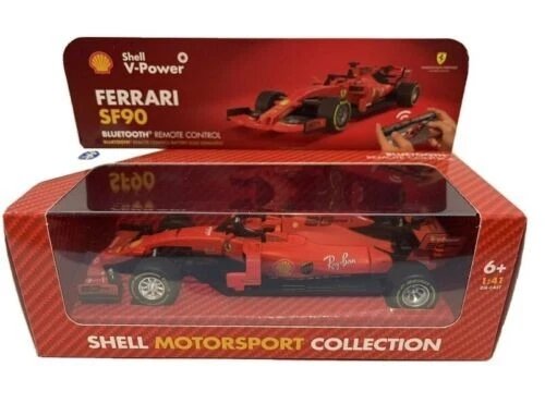 SHELL MOTORSPORT COLLECTION Scuderia Ferrari SF90 1:41 Diecast Scale ...