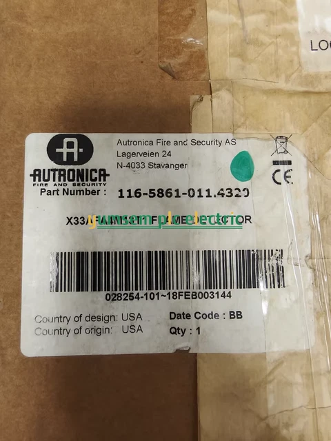AUTRONICA AUTROFLAME X33AF MULTISPECTRUM IR FLAME DETECTOR X33AF A ...