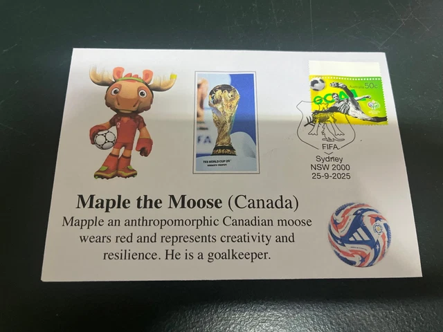(1595) 30-9-2025 - Football World Cup 2026 - Canada Maple Moose mascot ...
