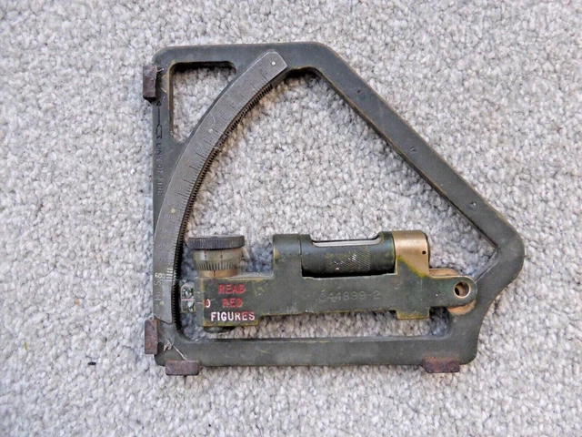 VINTAGE WW2 MILITARY M1 Gunners Quadrant Clinometer, Inclinometer ...