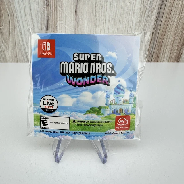 SUPER MARIO BROS Wonder Standee Set Nintendo Live 2023 PAX West Acrylic SUPER MARIO BROS Wonder Standee Set Nintendo Live 2023 PAX West Acrylic