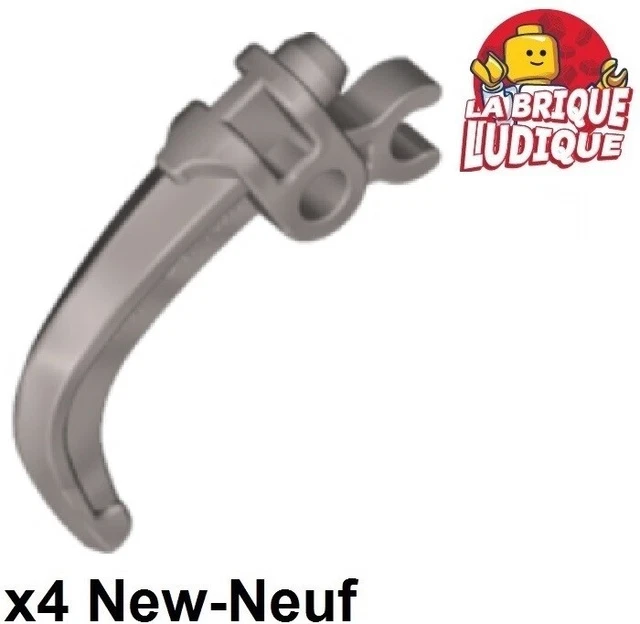 LEGO 4X BIONICLE Hero Factory Weapon Claw Blade Claw Silver/Flat Silver ...