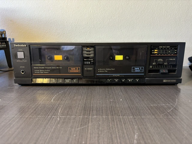 VINTAGE TECHNICS RS-T10 Stereo Double Cassette Deck Made In Japan ...