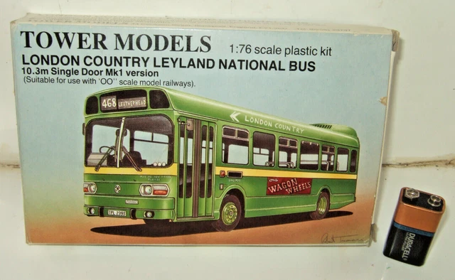 TOWER MODELS LONDON Country Leyland National Bus Model Kit in 1:76 ...