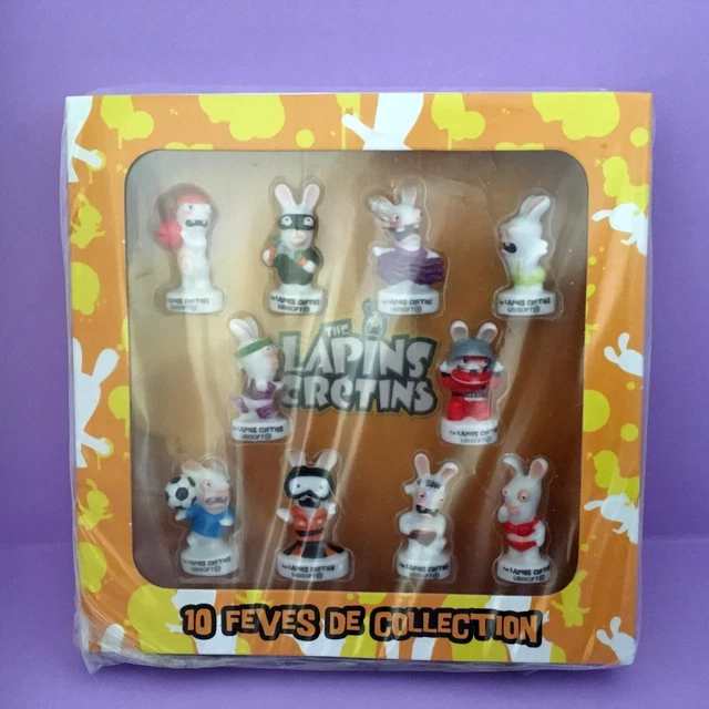 COFFRET COLLECTOR DE 10 fèves Les lapins crétins font du sport (Leclerc ...