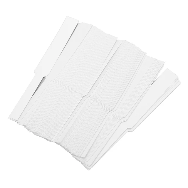 100 SHEETS PERFUME Test Strips Disposable White Blank Portable Perfume ...
