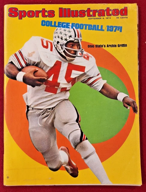1974 NCAA FOOTBALL ISSUE OHIO ÉTAT BUCKEYES ARCHIE GRIFFIN Sports ...