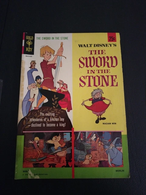 GOLD KEY 1963 Walt Disney's The Sword In The Stone Comic Book $25.00 ...