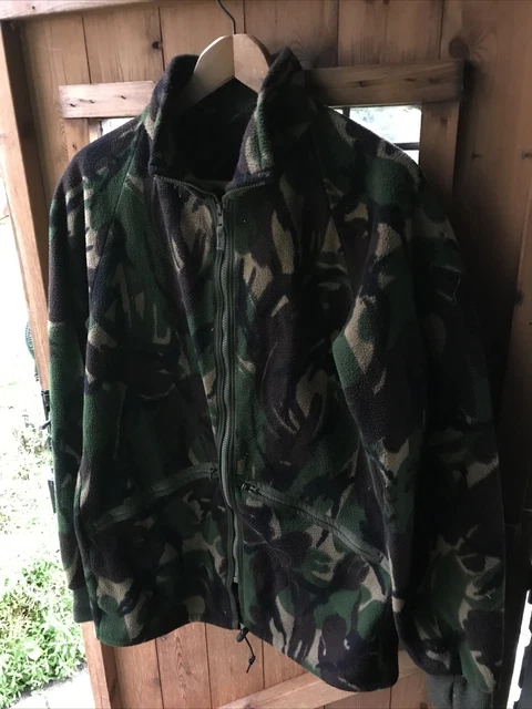GENUINE BRITISH ARMY Liner Woodland DPM camo Thermal Fleece Size 180 ...