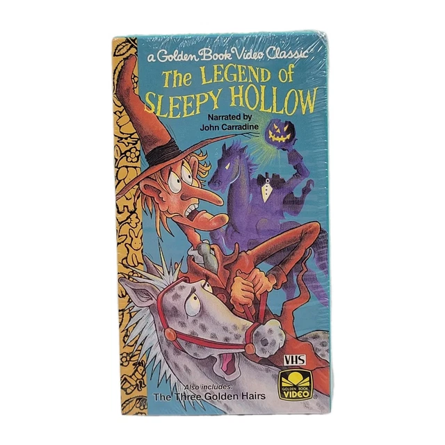 THE LEGEND OF Sleepy Hollow VHS Golden Book Video Classic John ...