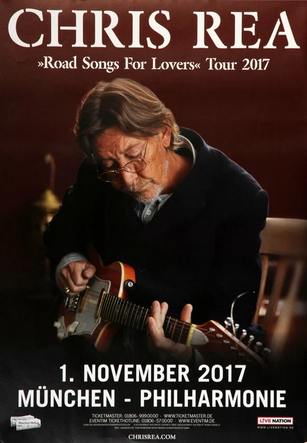 CHRIS REA - Road Songs For Lovers, Munich 2017 EUR 23,09 - PicClick FR