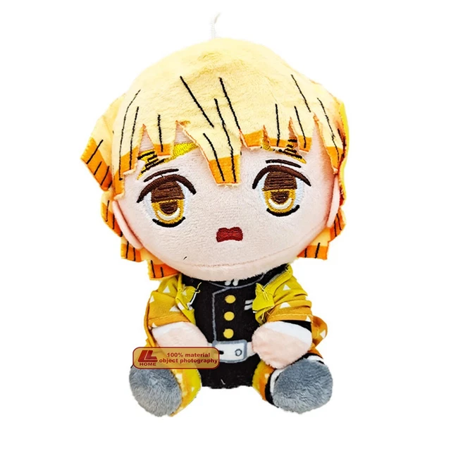 ANIME DS AGATSUMA Zenitsu sitting Cute Plush Doll Soft Toy Gift Room ...