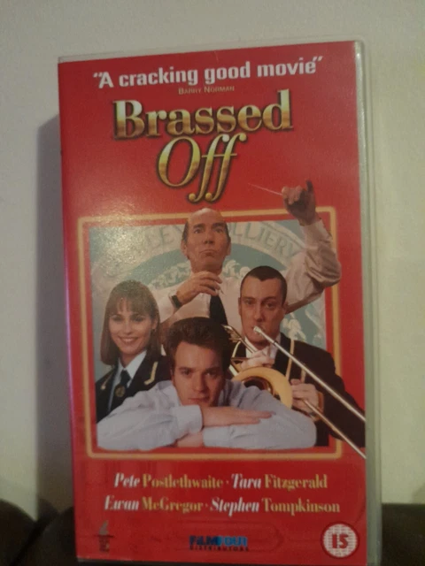 BRASSED OFF VHS Video Tape Film Movie 1996 Cert 15 Film Four Comedy ...