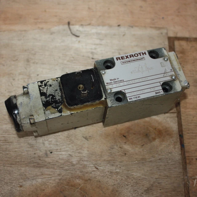 REXROTH HYDRONORMA 4WE 6 D51/AG24NZ4 Solenoid Operated Directional Control Valve £85.33 ...