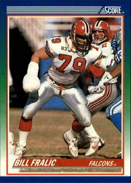 1990 SCORE NFL FOOTBALL Card #7 HOF'er - BILL FRALIC, Atlanta Falcons ...