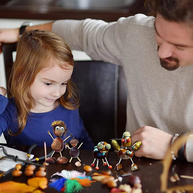 CHESTNUT DRILL SET,DIY Autumn Crafts,Arts and Crafts For Kids I4W0 EUR ...