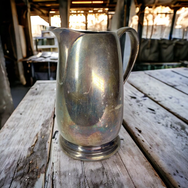 ANTIQUE VICTOR S. Co Silverplate Water Pitcher 550171364 RARE £58.56 ...
