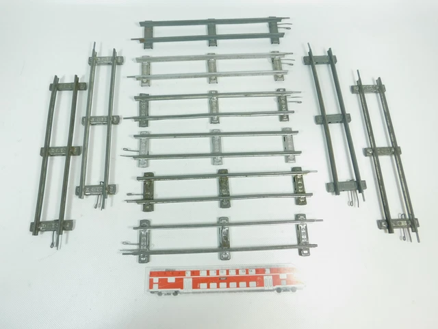 BK339-1# 10 X voie Märklin échelle 0/pièce de voie droite (26 cm) pour fonctionnement mouvement ...