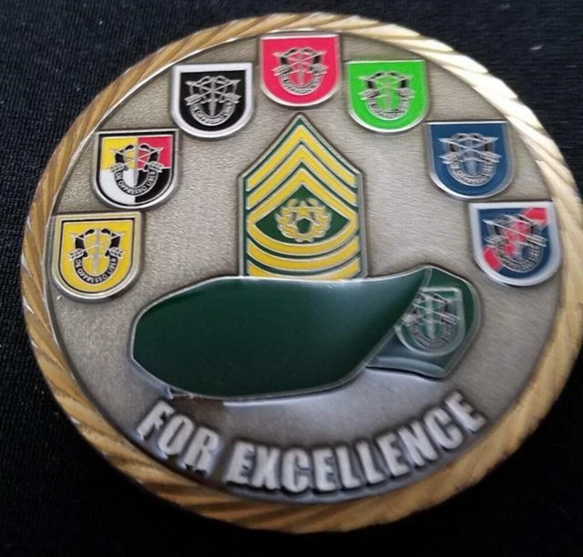 US ARMY SPECIAL Forces Command (Airborne) Command Sergeant Major USASFC ...